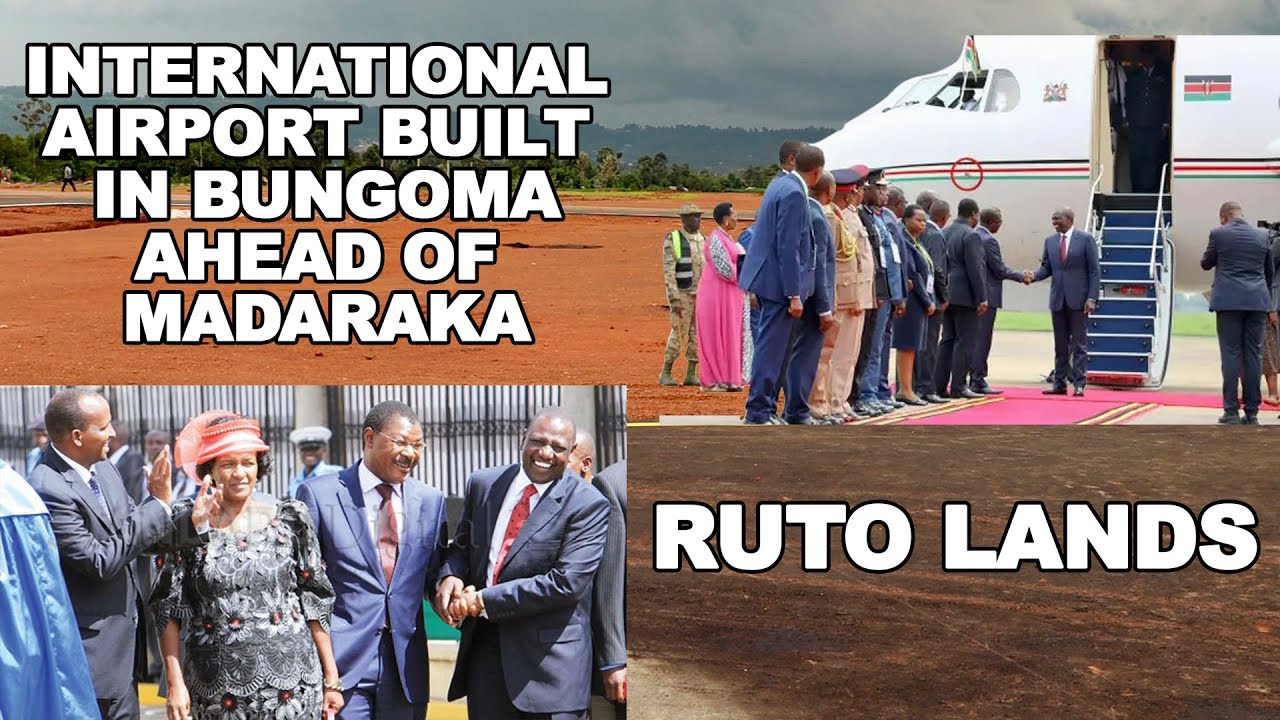 Amazing Airstrip Built In Bungoma Ahead Of Madaraka| President Landing In Matulo Airstrip? - YouTube