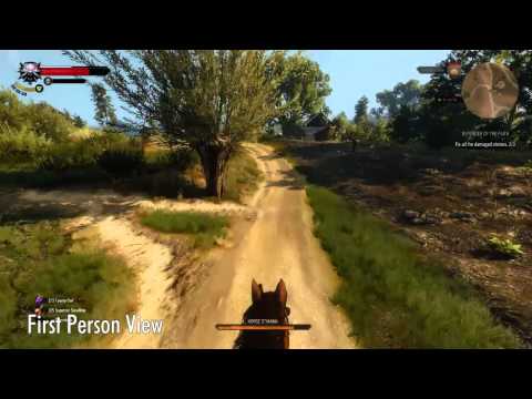 Witcher 3 Mod: First Person or Over Shoulder Horse Camera Mod
