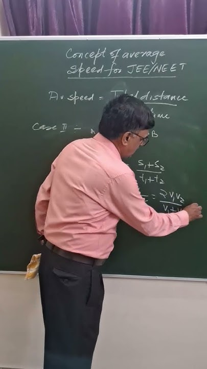 Average speed for class 11/JEE/NEET PART-2 by JP SIR #jee#neet#class11physics - YouTube