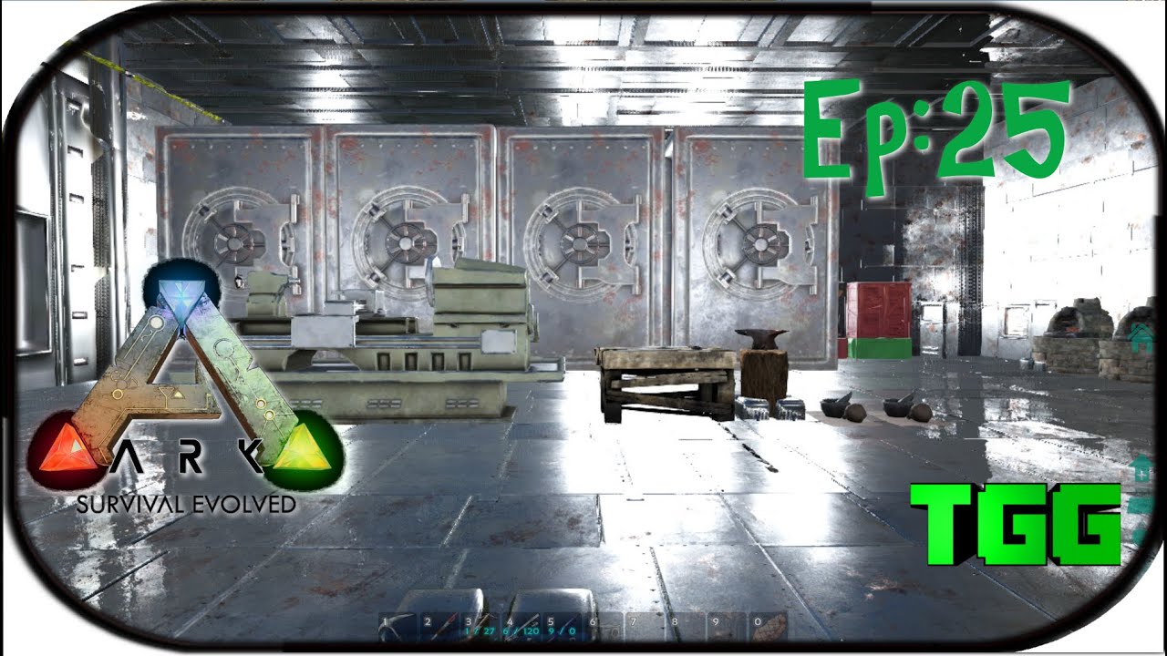Ark: Survival Evolved Ep:25 Base Improvments and Starting the Dino Barn ...
