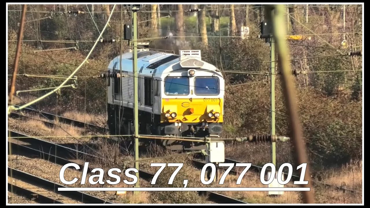 Die "Nummer 1" unter allen Class 77 Diesellokomotiven - YouTube
