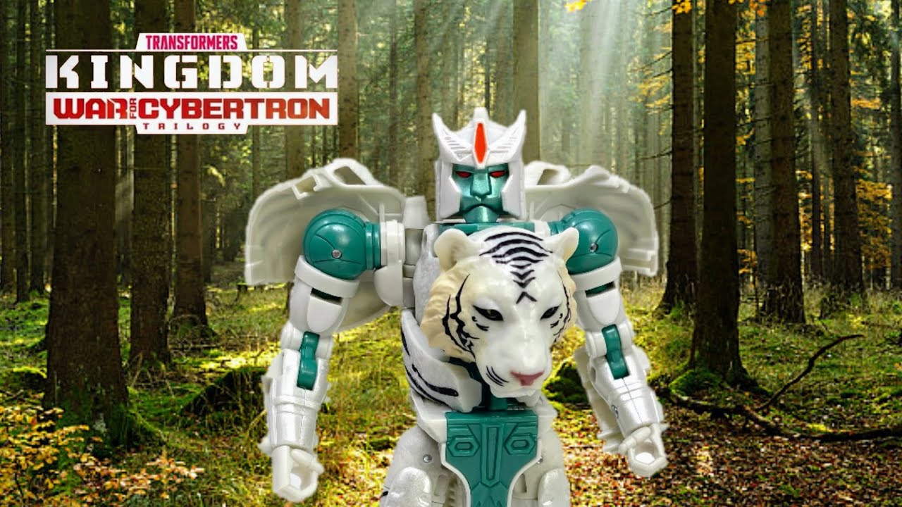 TF war for Cybertron kingdom maximal tigertron figure review - YouTube