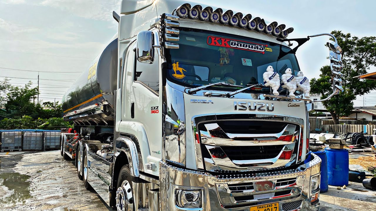 รีวิวGXZ360 #kkขีดขนส่ง แม่ดอกคูณ #โอลีฟท์สายมันส์ #รถแต่ง #รถบรรทุก ...