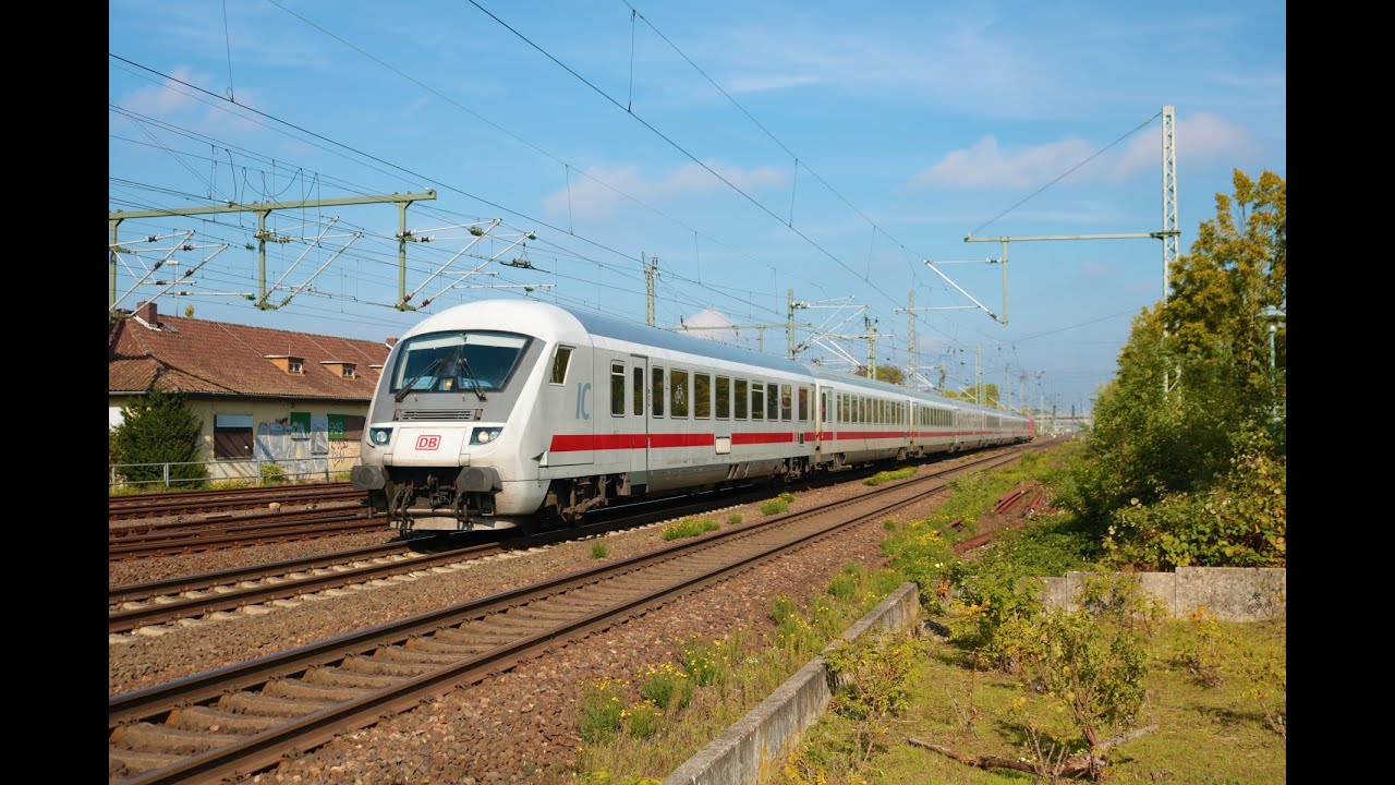 DB Fernverkehr IC Steuerwagen als EC219 in Langen (Hessen) Bhf - YouTube