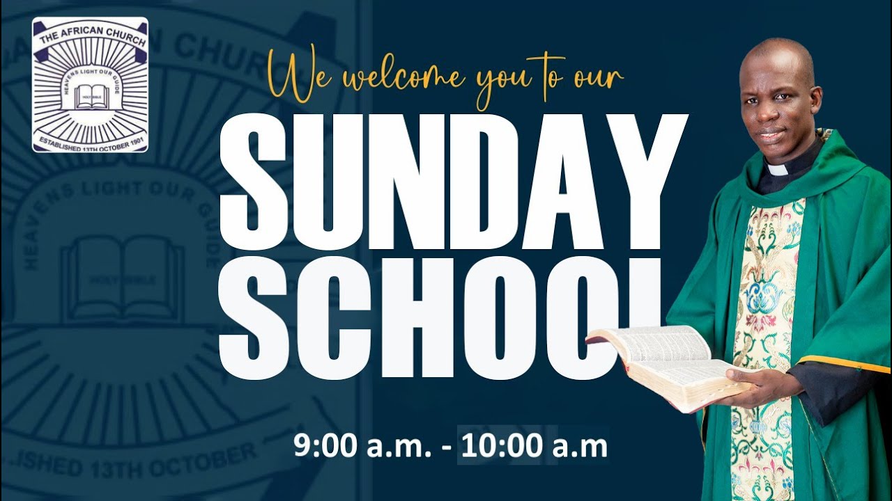 SUNDAY SCHOOL SERVICE WITH VEN TUNDE BAMIGBOYE - YouTube