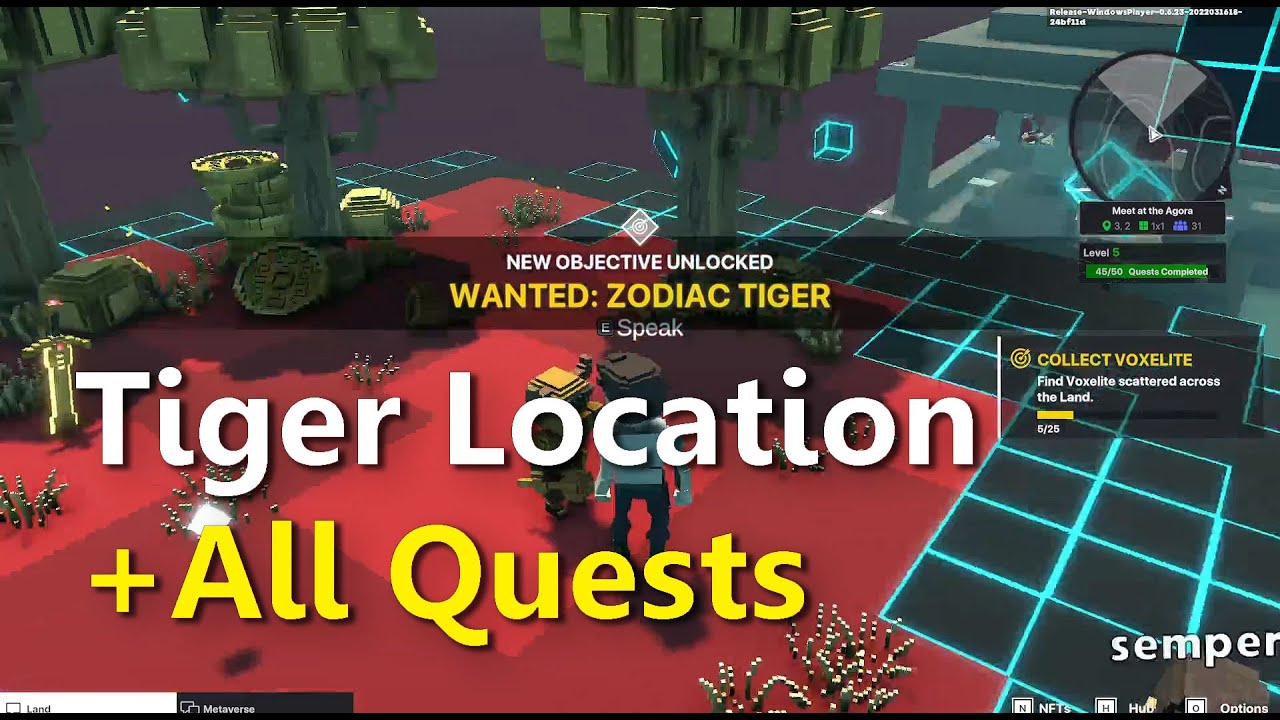 Meet At The Agora - Find the Tiger, Color Code, all quests - The ...