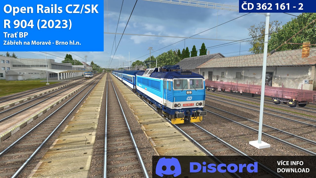 Open Rails CZ/SK: Aktivita - R 904 (Zábřeh na Moravě - Brno hlavní ...