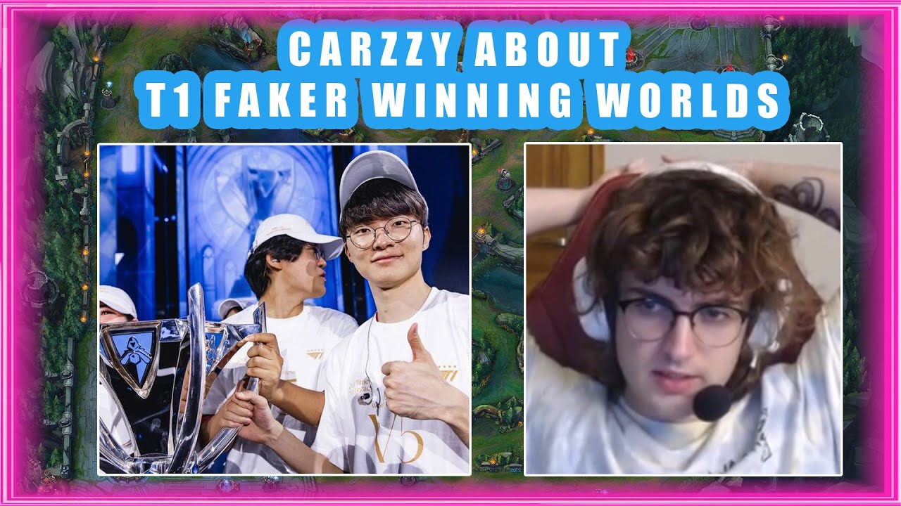 VIT Carzzy About T1 FAKER WINNING WORLDS 2024 👀 - YouTube