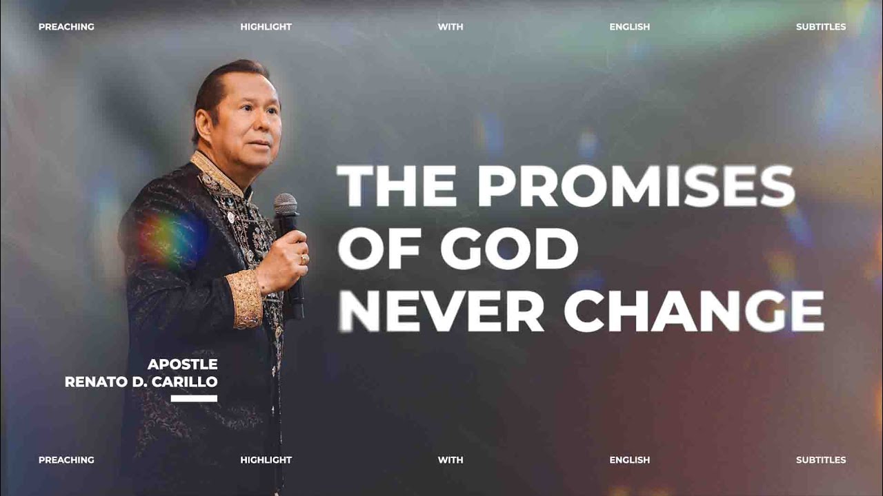THE PROMISES OF GOD NEVER CHANGE - YouTube