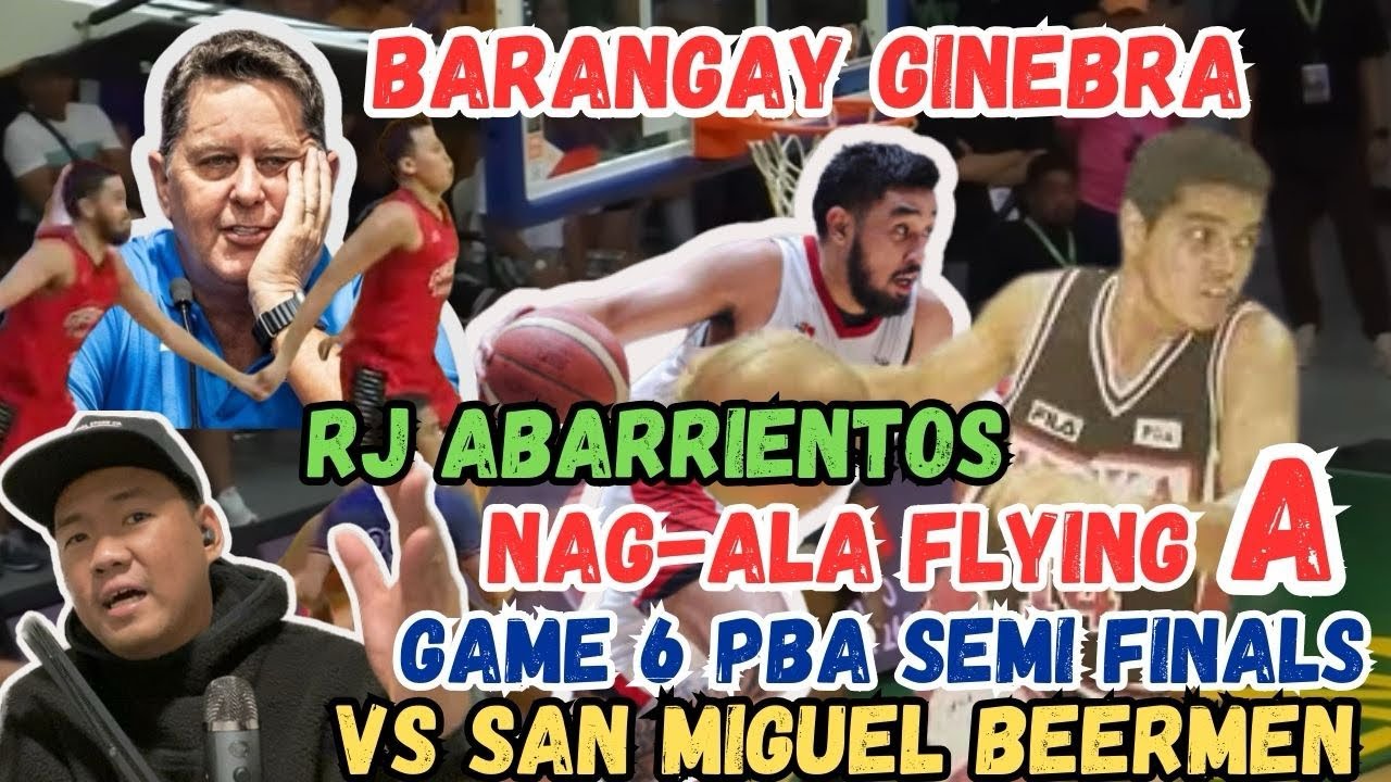 Ginebra | RJ Abarrientos | Game 6 PBA Semifinals - YouTube