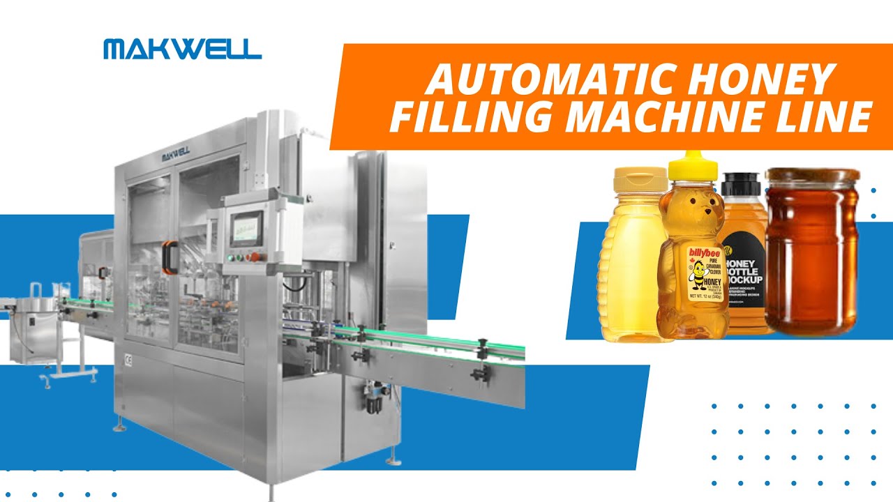Automatic Honey Filling Machine (MAKWELL) - YouTube
