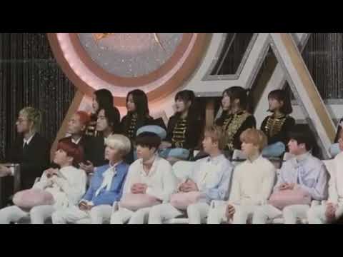 180110 BTS, Hyukoh & GFriend react to IU win Daesang GDA 2018