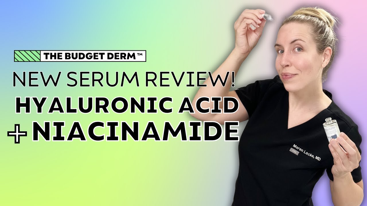 New Plumping Serum Review! | Niacinamide + Hyaluronic Acid to firm the ...
