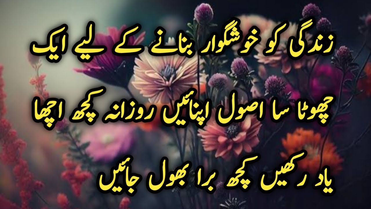Zindagi ko kamyab banany kay liy Anmol batain | زندگی کو خوشگوار بنانے ...