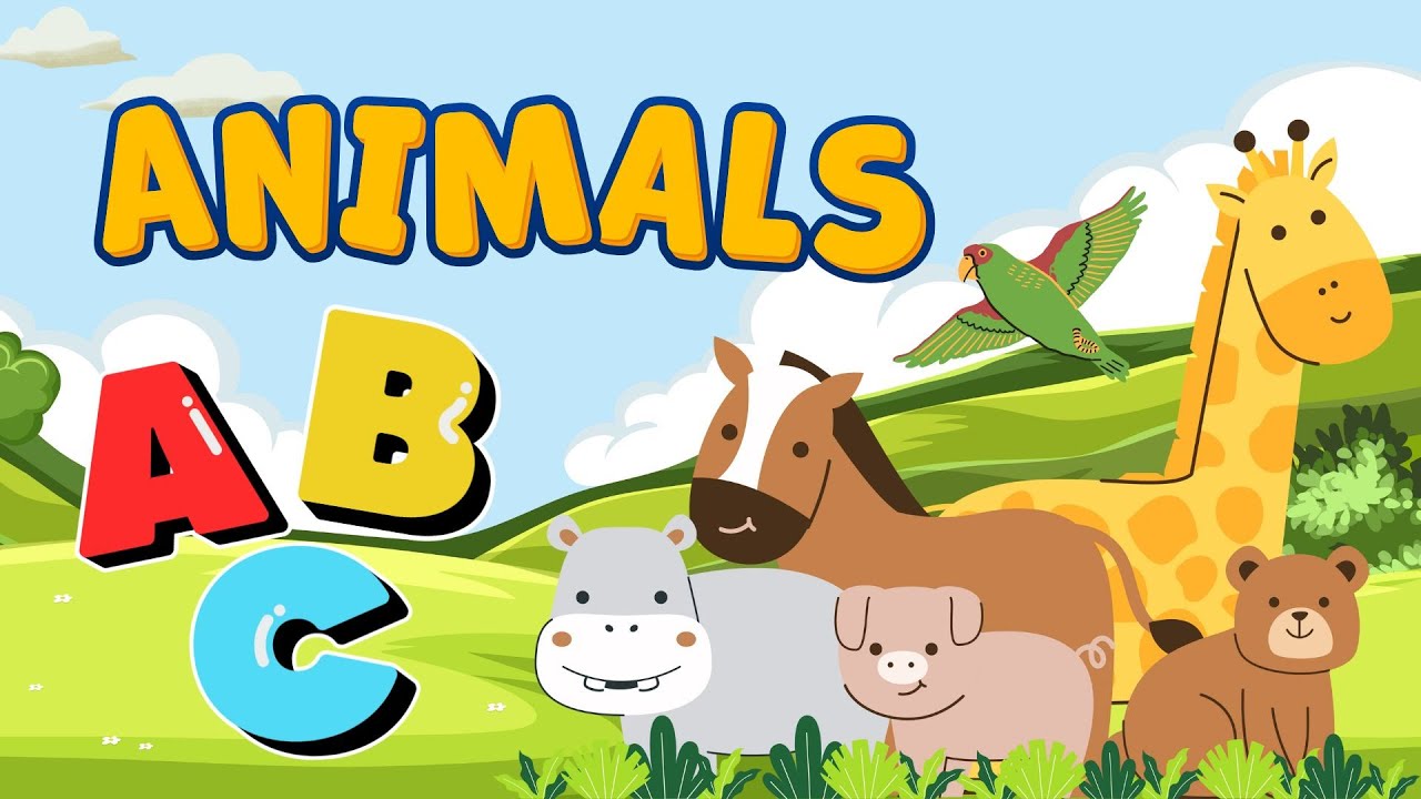 🎨🐵 Learn the Alphabet with Animals 🐘📚 | Fun ABC Lesson for Preschool ...