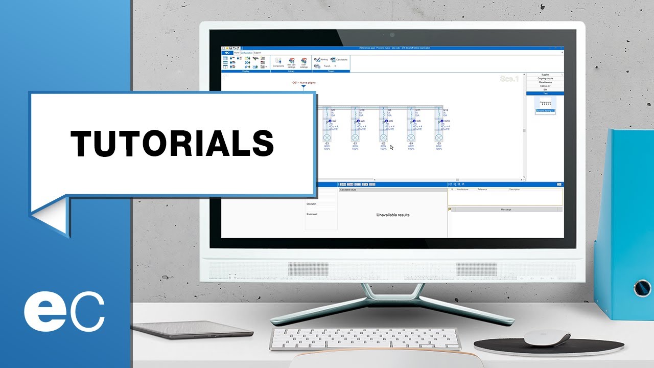 elec calc™ - Management and use of the electrical components library ...