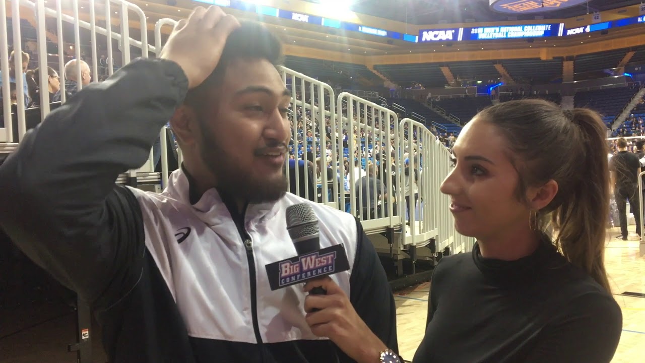 MVB: Josh Tuaniga After 2018 NCAA Semifinal Win - YouTube