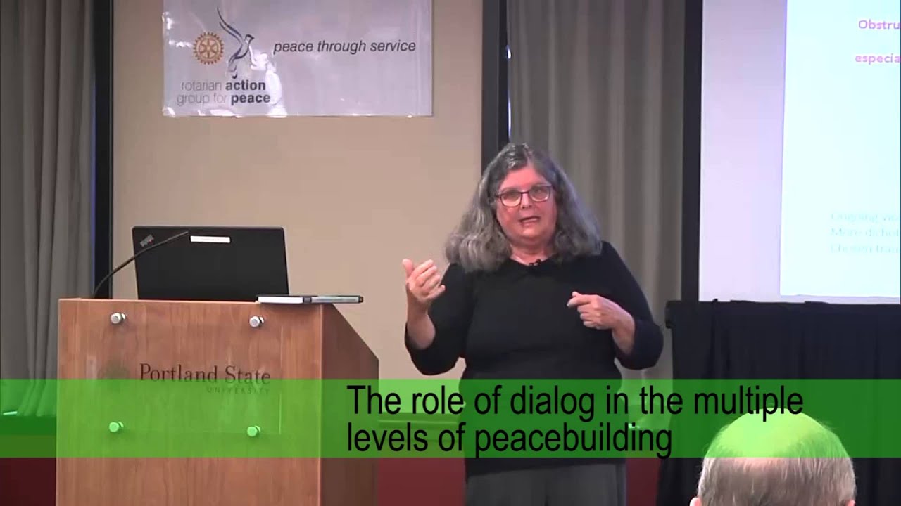 The role of dialog in peacebuilding - YouTube