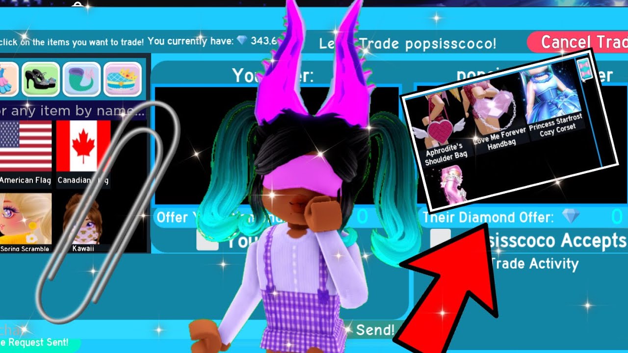 Paper Clip Challenge Successful! Royale High (Roblox) - YouTube