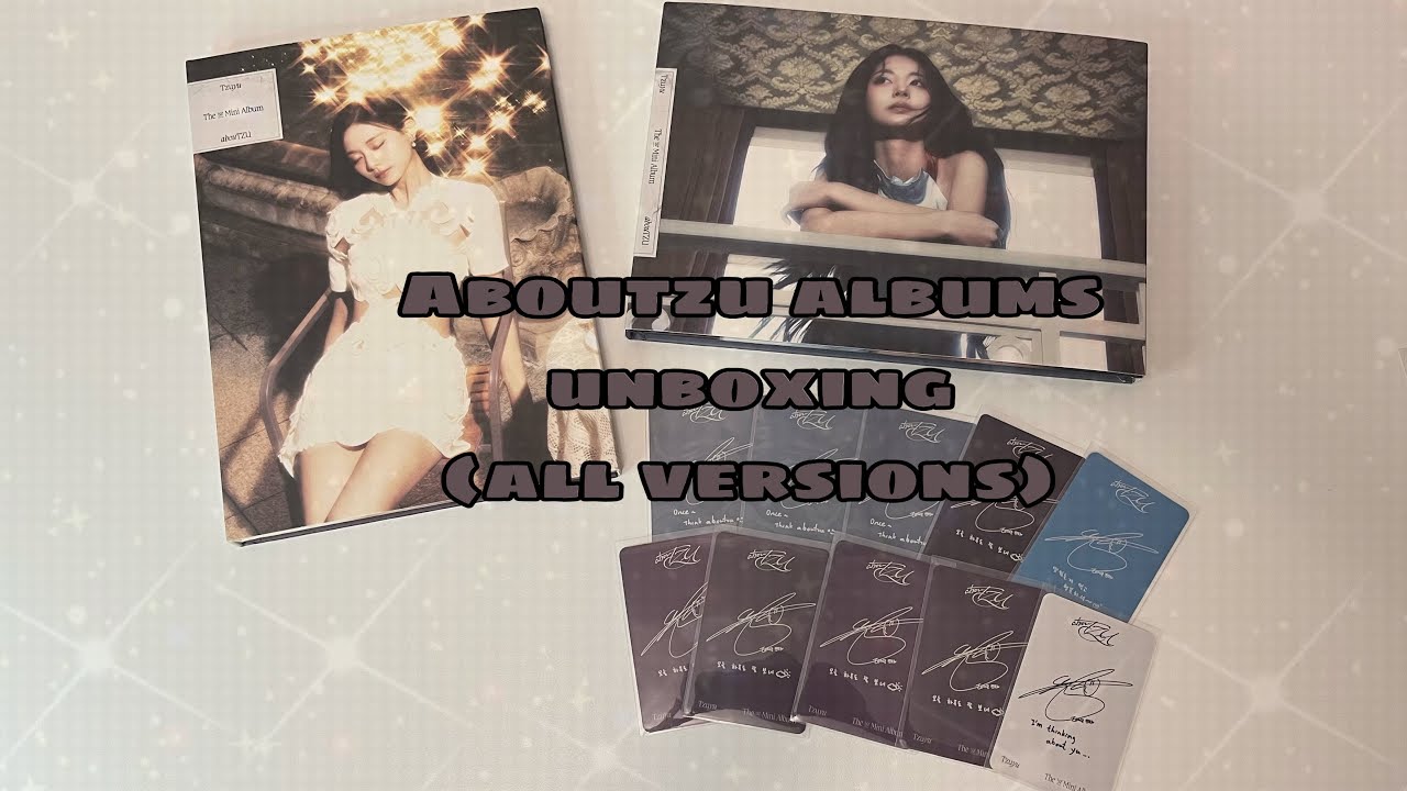 🩰распаковка kpop альбомов aboutzu | tzuyu’s albums unboxing🩰 - YouTube
