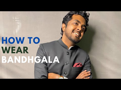 Bandhgala- 3 ways to wear | Bandhgala suit for men | Black Bandhgala Suit