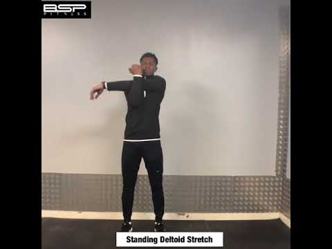 Standing Deltoid Stretch - YouTube