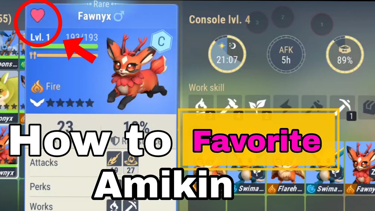 how to favorites amikin | Amikin survival - YouTube
