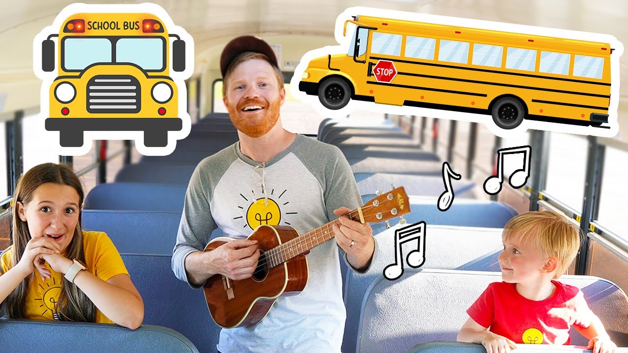 Wheels on The Bus | Kids Songs and Nursery Rhymes | School Bus for Kids ...