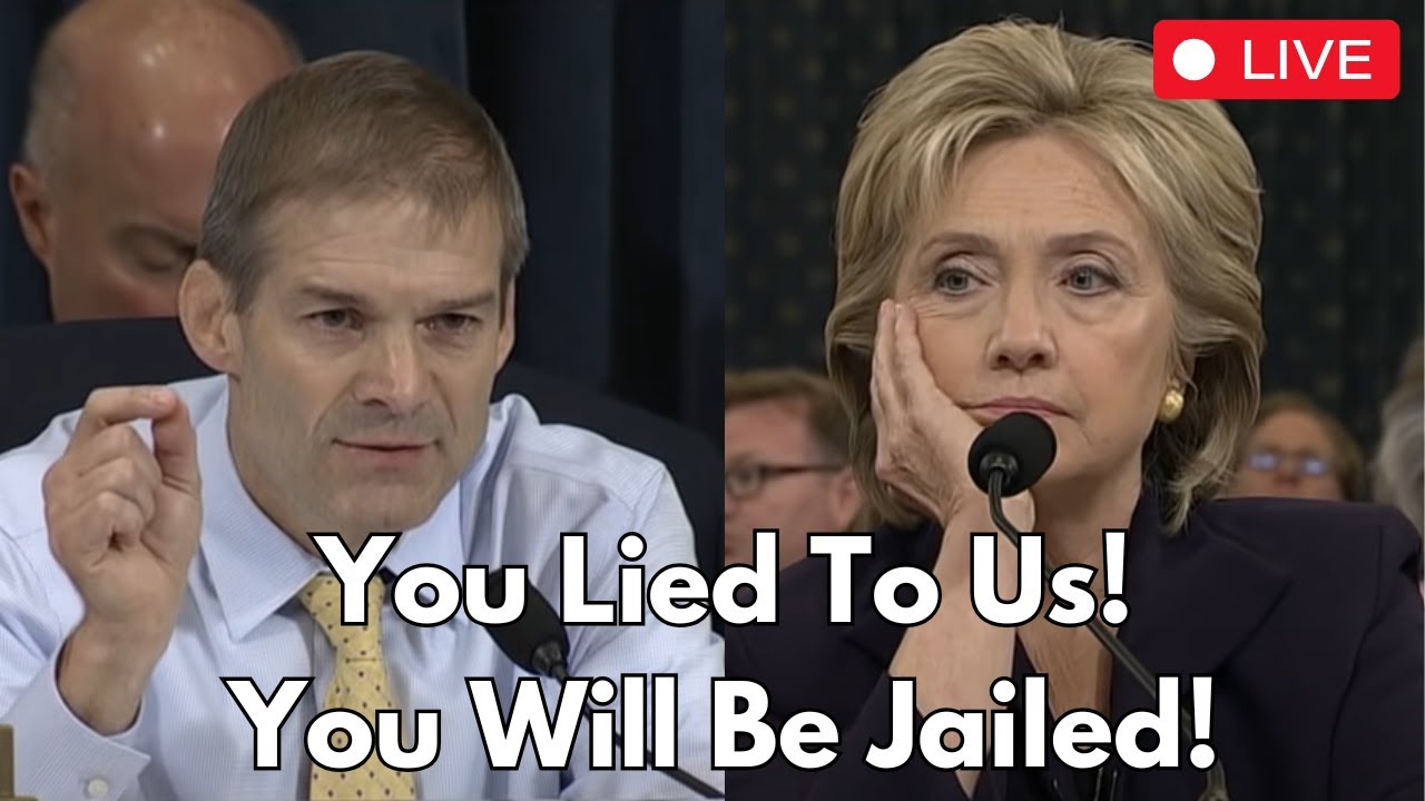 LIVE | You will be Indicted and Jailed! : Jim Jordan Silenced The ...