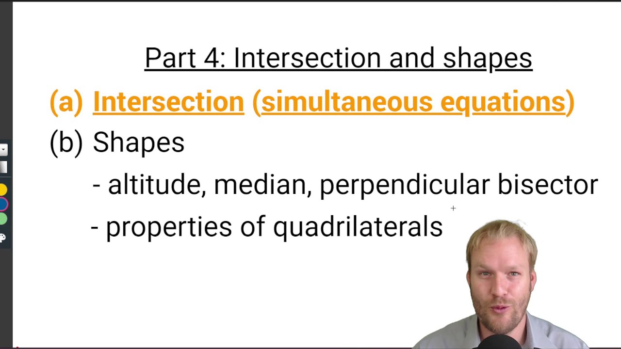 Gr10 EM Mathematics - Analytical Geometry 04a - Intersection shapes ...