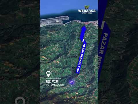 Rize / Pazar / Tütüncüler de SATILIK ARSA