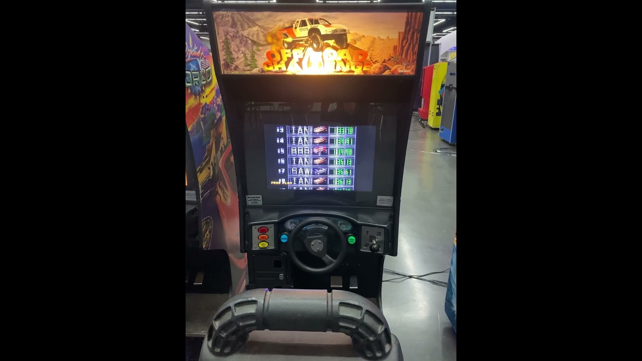 Video - Off Road Challenge Arcade Game Cabinet #offroadchallenge # ...