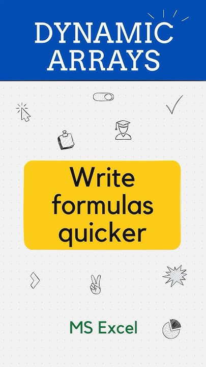 Write formulas faster in Excel with Dynamic arrays [No Referencing] - YouTube