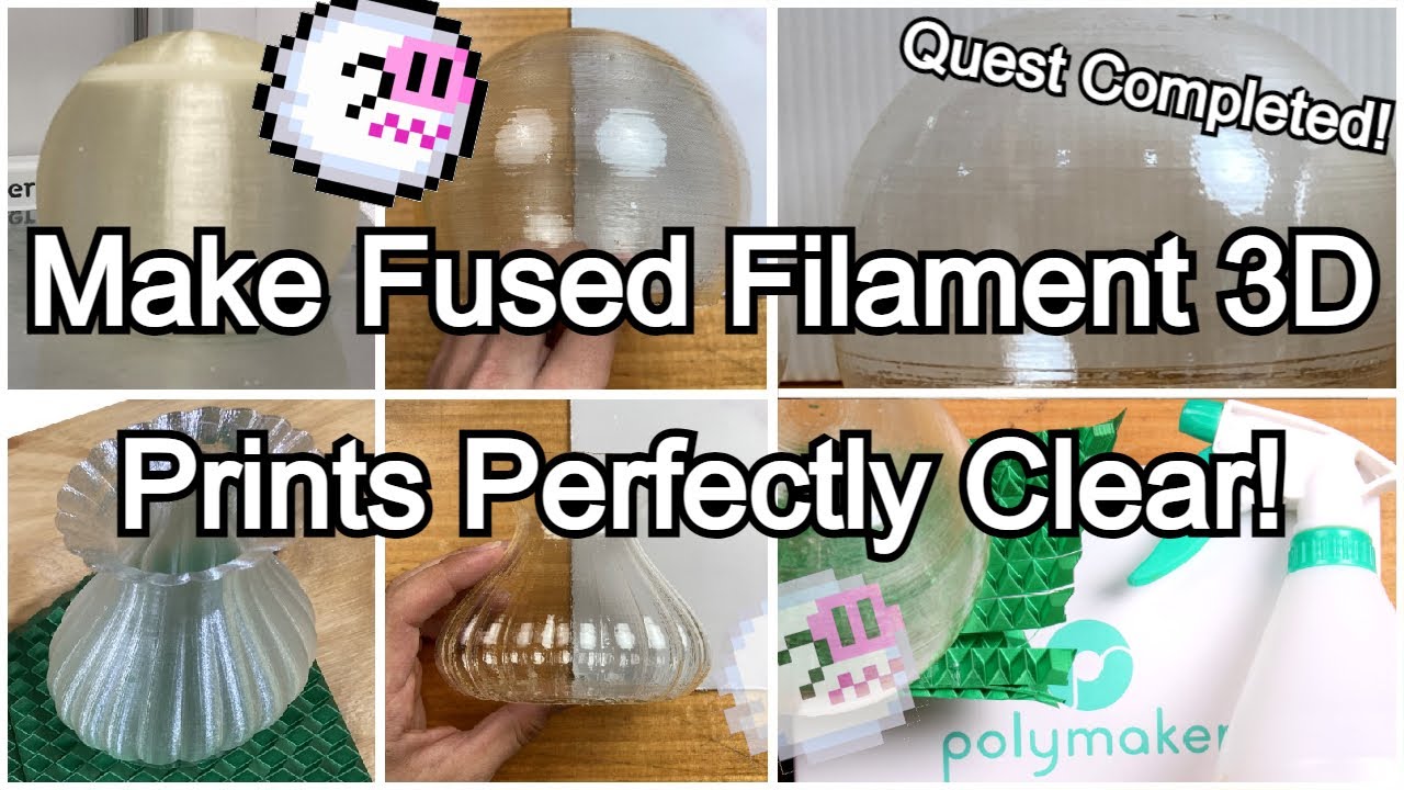 The Process to Turn FFF 3D Prints Perfectly Transparent when using PVB ...