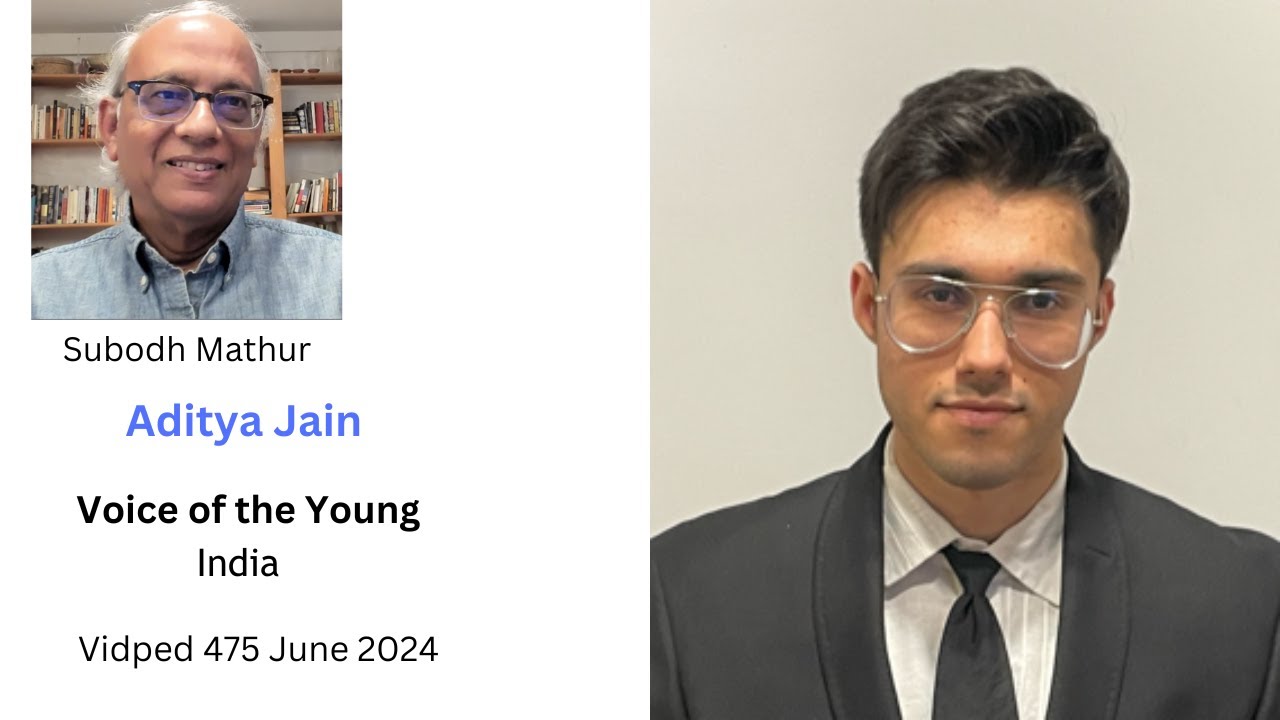 Aditya Jain India Voice of the Young Vidped 475 June 2024 - YouTube