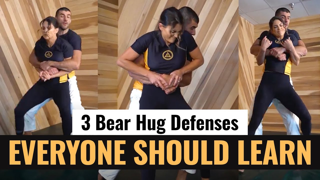 3 Bear Hug Defenses Everyone Should Learn - YouTube