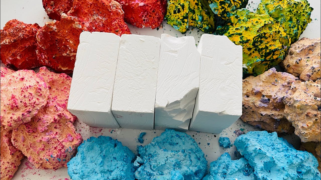 Fresh Block | Gym Chalk Blobs | Gym Chalk ASMR | Sleep Aid - YouTube