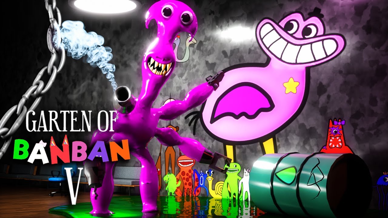 Garten of Banban 5 - ALL NEW BOSSES + SECRET ENDING (Gameplay #19 ...