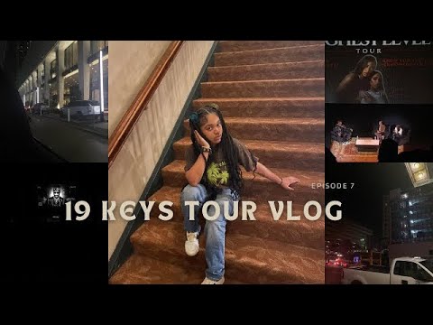 19 KEYS TOUR VLOG | Grwm, seeing B Simone & Megan Ashley. Ft ...