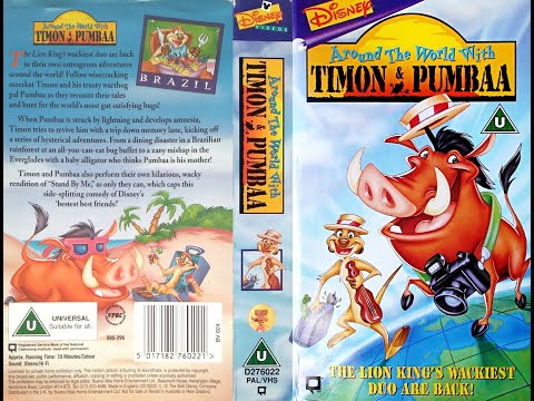 Opening of 'Around the World with Timon and Pumbaa' (1996, UK VHS)
