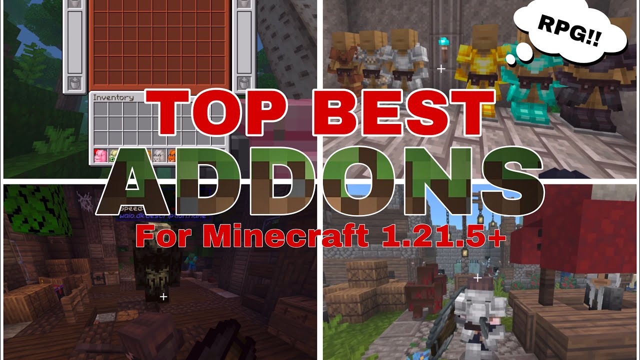 BEST ADD-ONS TO TRANSFORM MINECRAFT INTO AN EPIC RPG ADVENTURE (1.21.5 ...