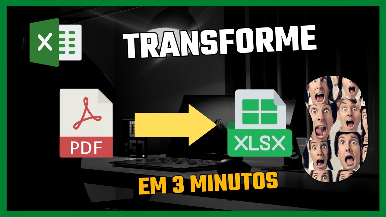 Transformando arquivo PDF para planilha em Excel - YouTube