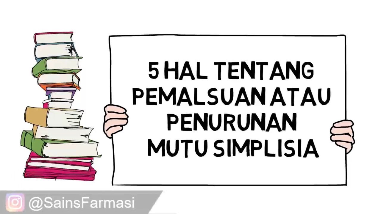 5 Hal Tentang Pemalsuan atau Penurunan Mutu Simplisia - YouTube