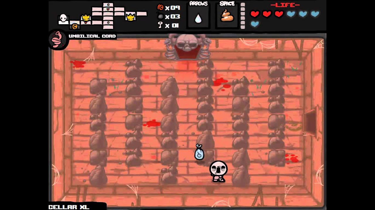 Binding of Isaac Wrath of the Lamb - Custom Challenge 135 - Poop ...
