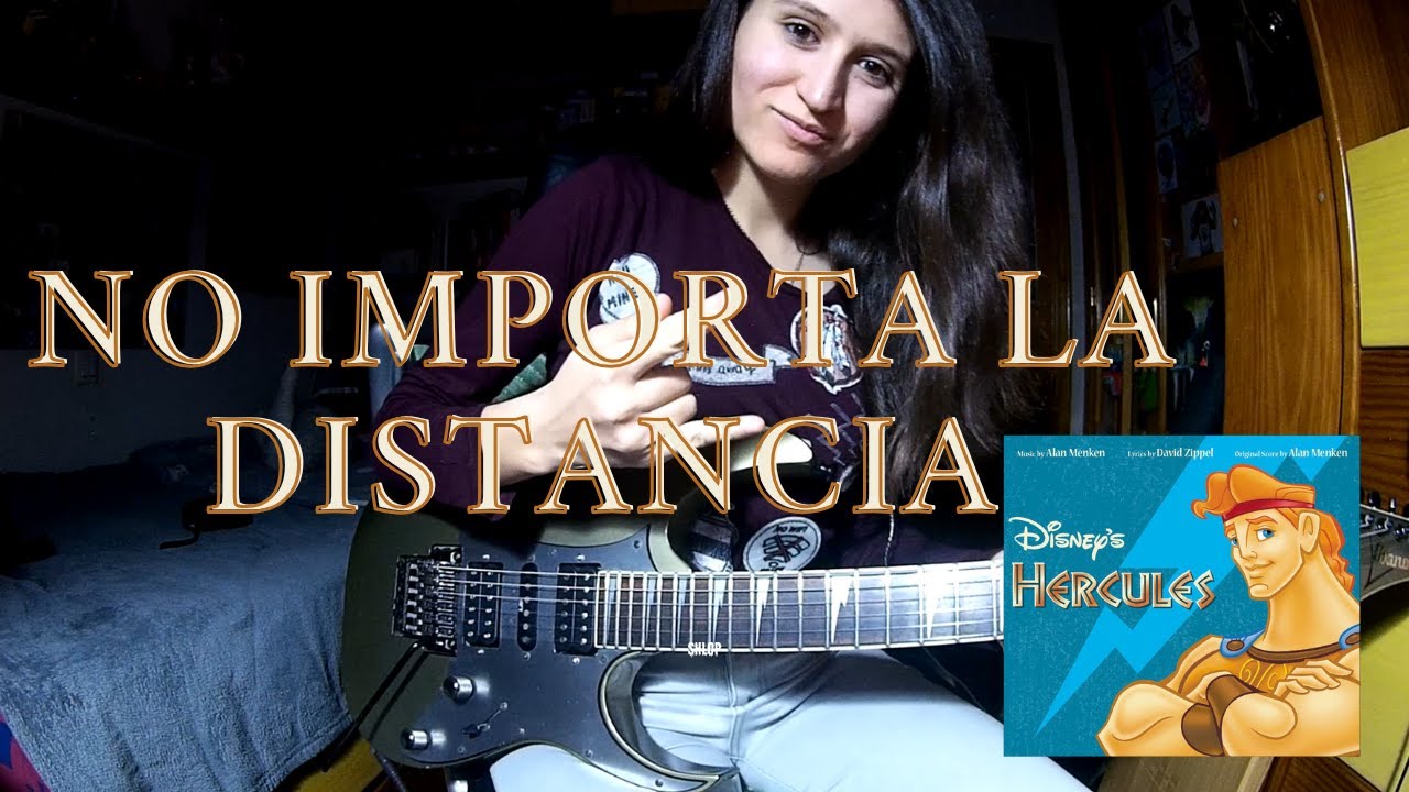 No importa la distancia (Guitar Solo Cover) Ricky Martin | Hercules ...