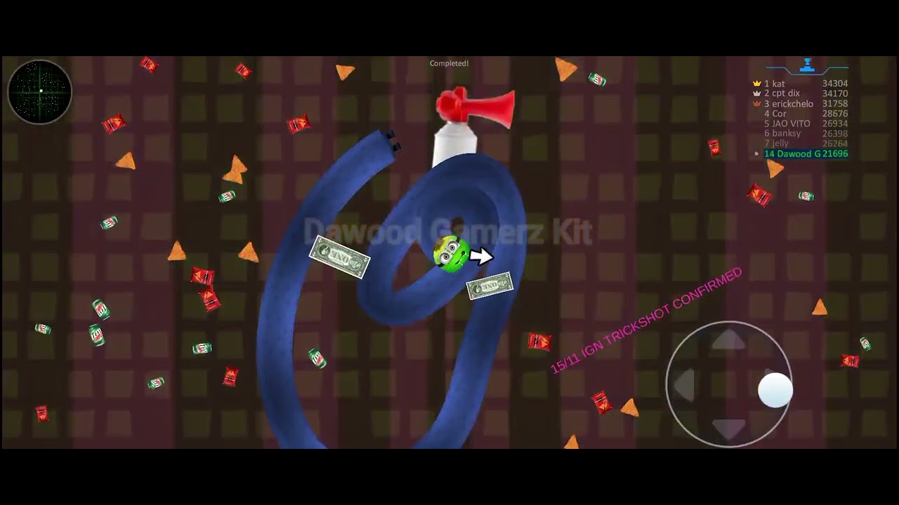 Snake fun.io Snake Game zone Gameplay Big Blue Slither || Amazing ...