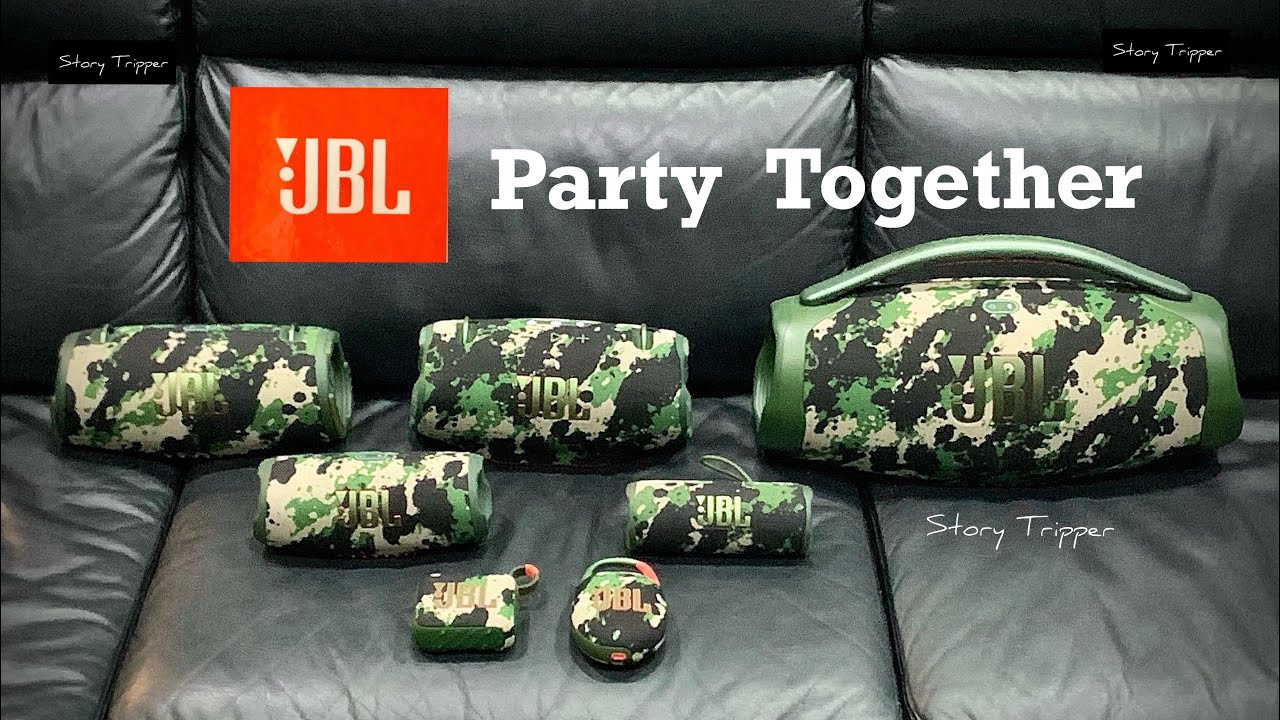 รีวิว Test JBL Party Together connection (AuraCast + Party Boost) - YouTube