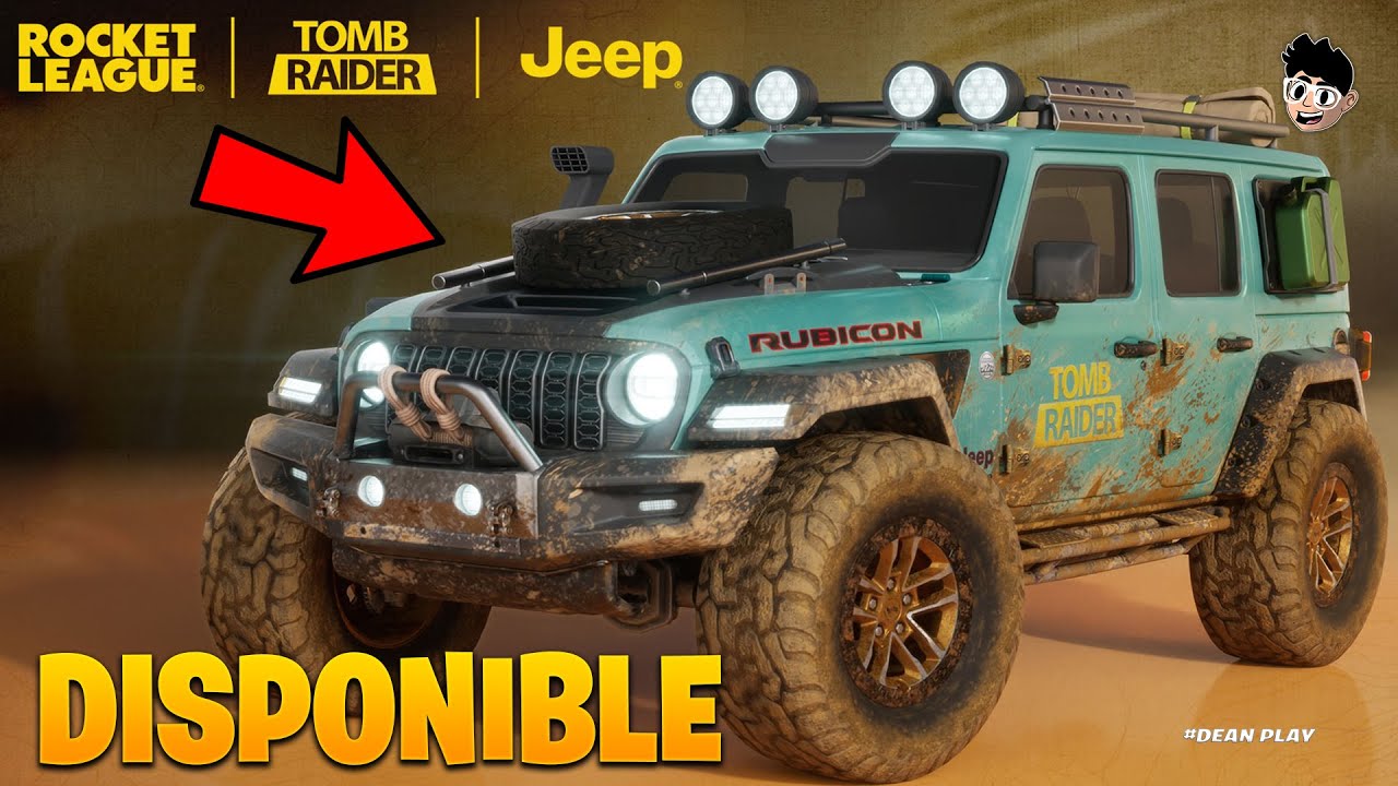 Nuevo Jeep Wrangler Tomb Raider Rocket League - YouTube