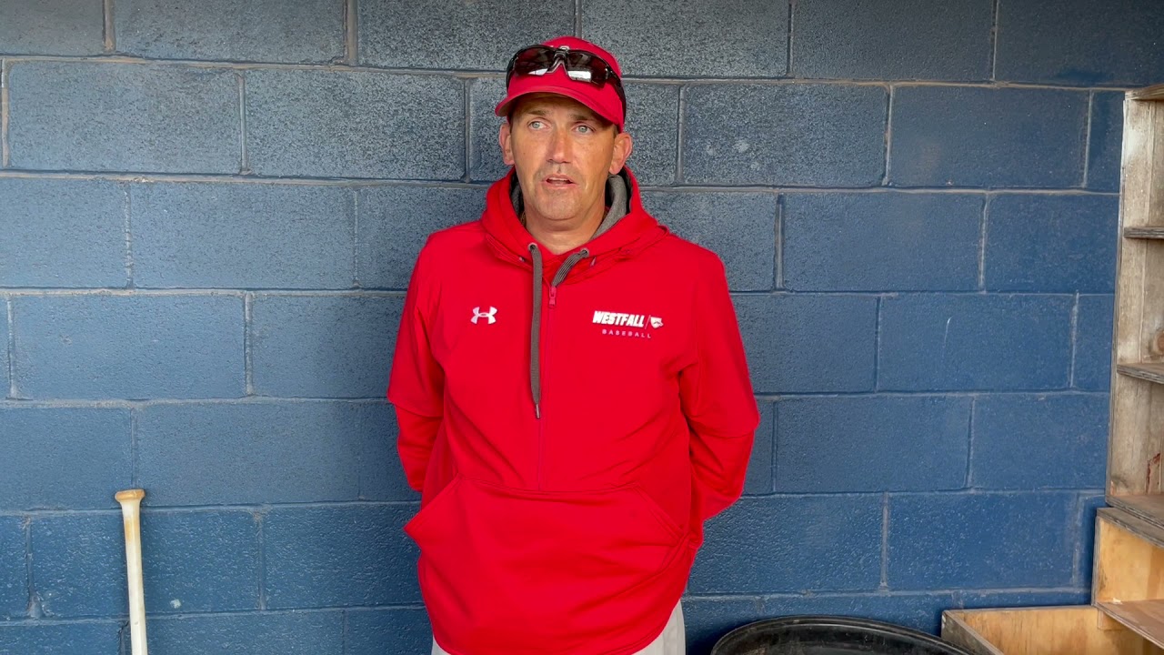 Westfall Mustangs Baseball Coach Trevor Thomas - YouTube