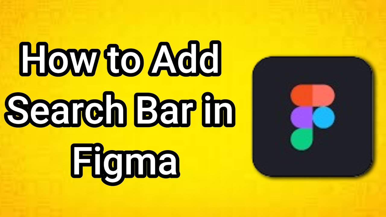 How to Add Search Bar in Figma - YouTube